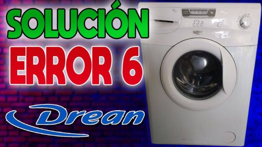 🥇 Error 6 en lavarropa drean: causas y soluciones | Mejor Servicio Técnico